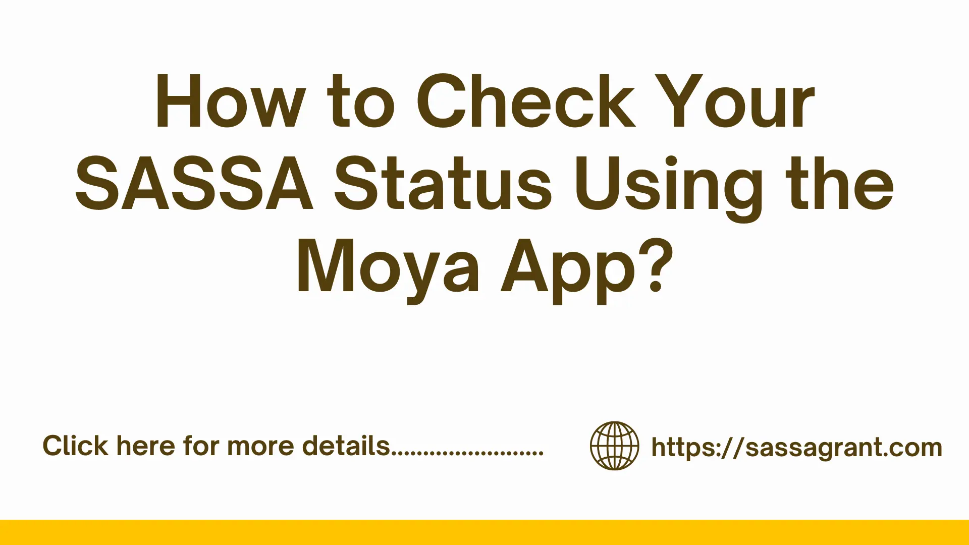 How to Check SRD R370 Grant Using the Moya App in 2025?